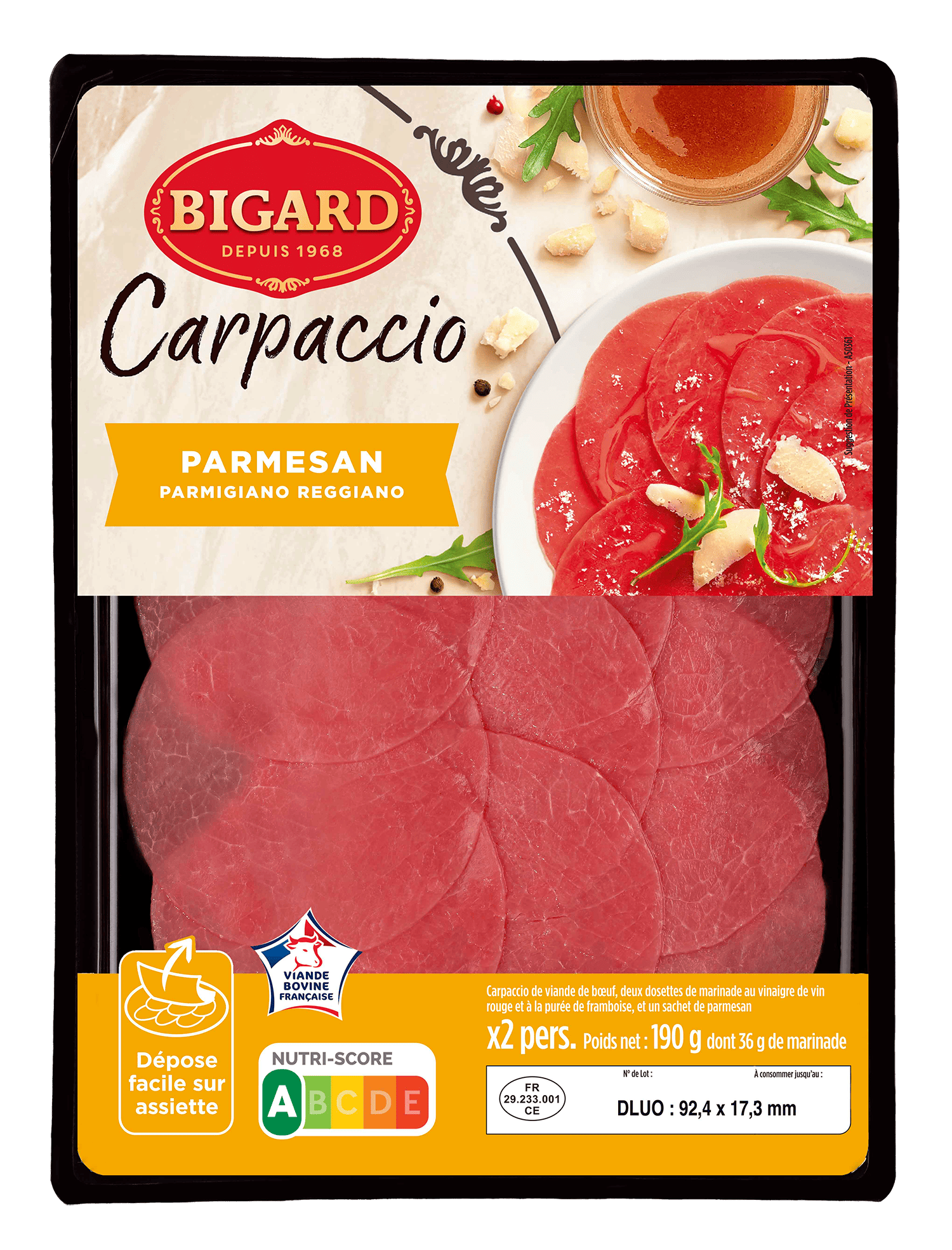 Crostini de Carpaccio | Bigard